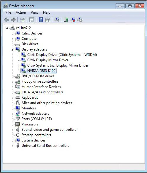 Xendesktop Nvidia Grid Desktop Acceleration Dev Ops Docs